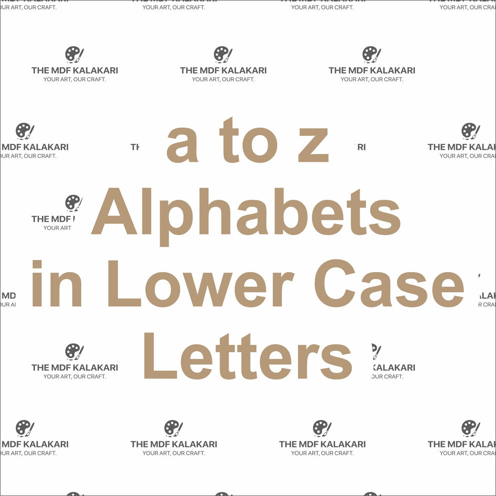 a to z Alphabets in Lower Case – The MDF Kalakari
